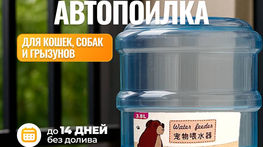 Автопоилка для кошек и собак с Wildberries, Ozon и Yandex