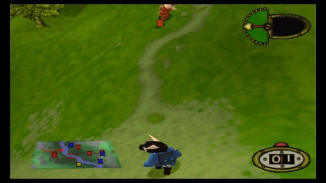 Ретро игра HOGS OF WAR - Миссия  17