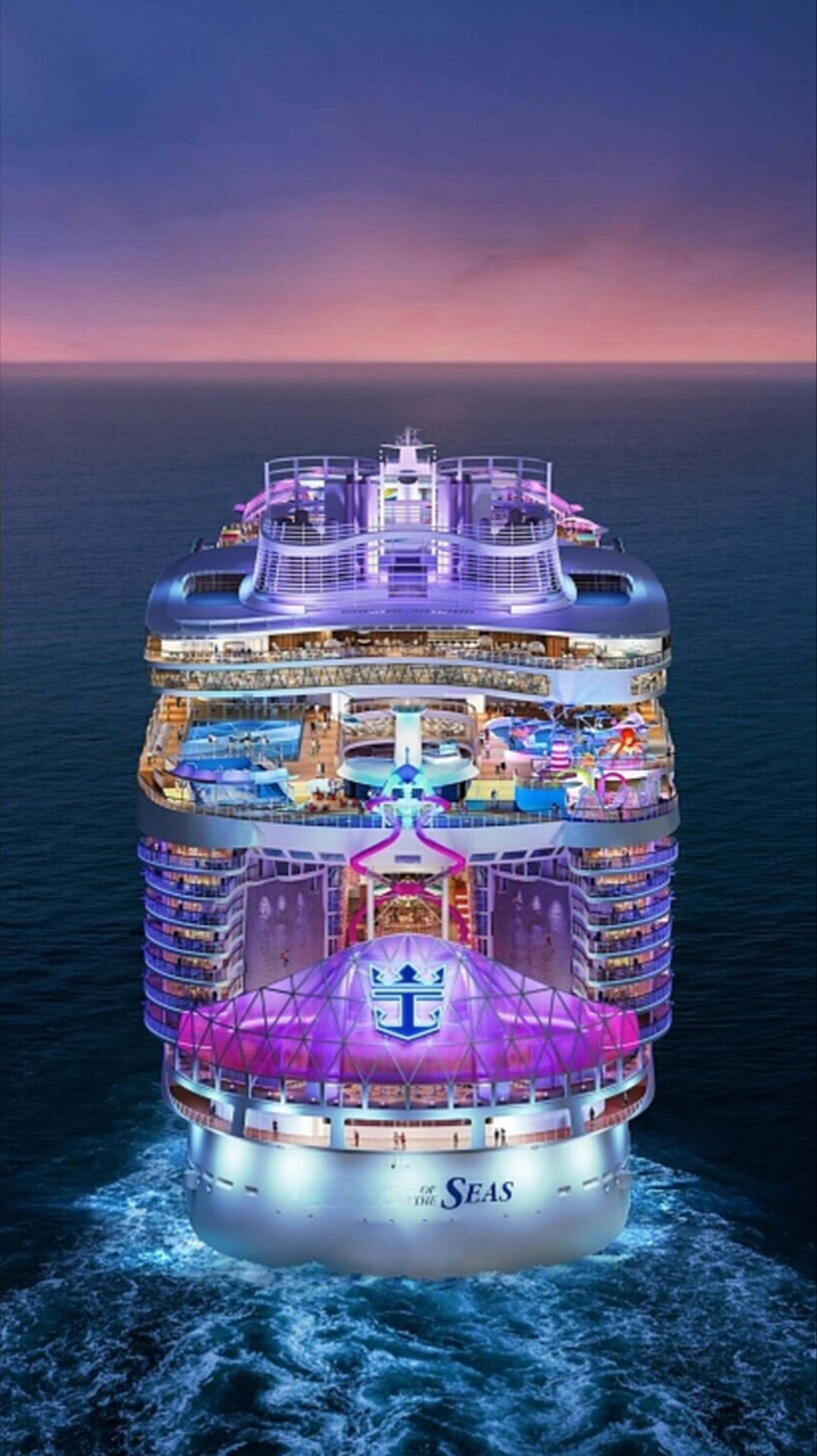 Лайнер покидает Нагасаки #cruiseship