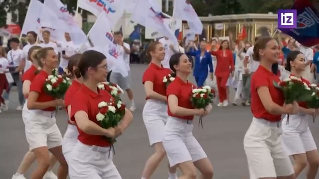 Большой детский йхор им. В. Попова - участник спортивного шествия "Здоровое Общество" На ВДНХ