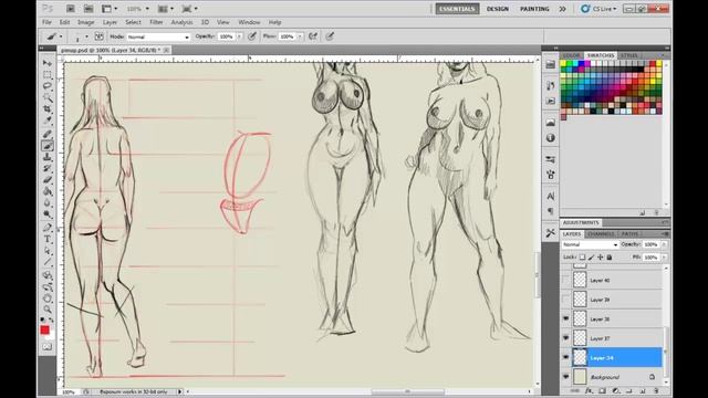 Lecture 03 - Basics of the female figure 2