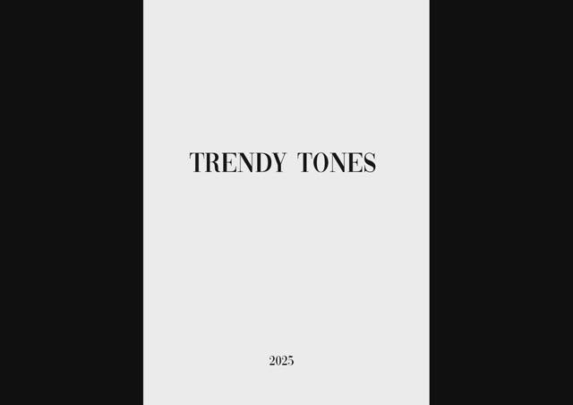 Фотопроект  "Trendy tone"