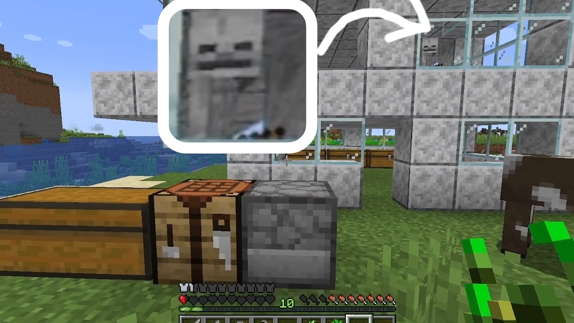 СКЕЛЕТ ЗАСЕЛ У МЕНЯ В ДОМЕ И СТРЕЛЯЕТ😱 | ВЫЖИВАНИЕ В МАЙНКРАФТЕ