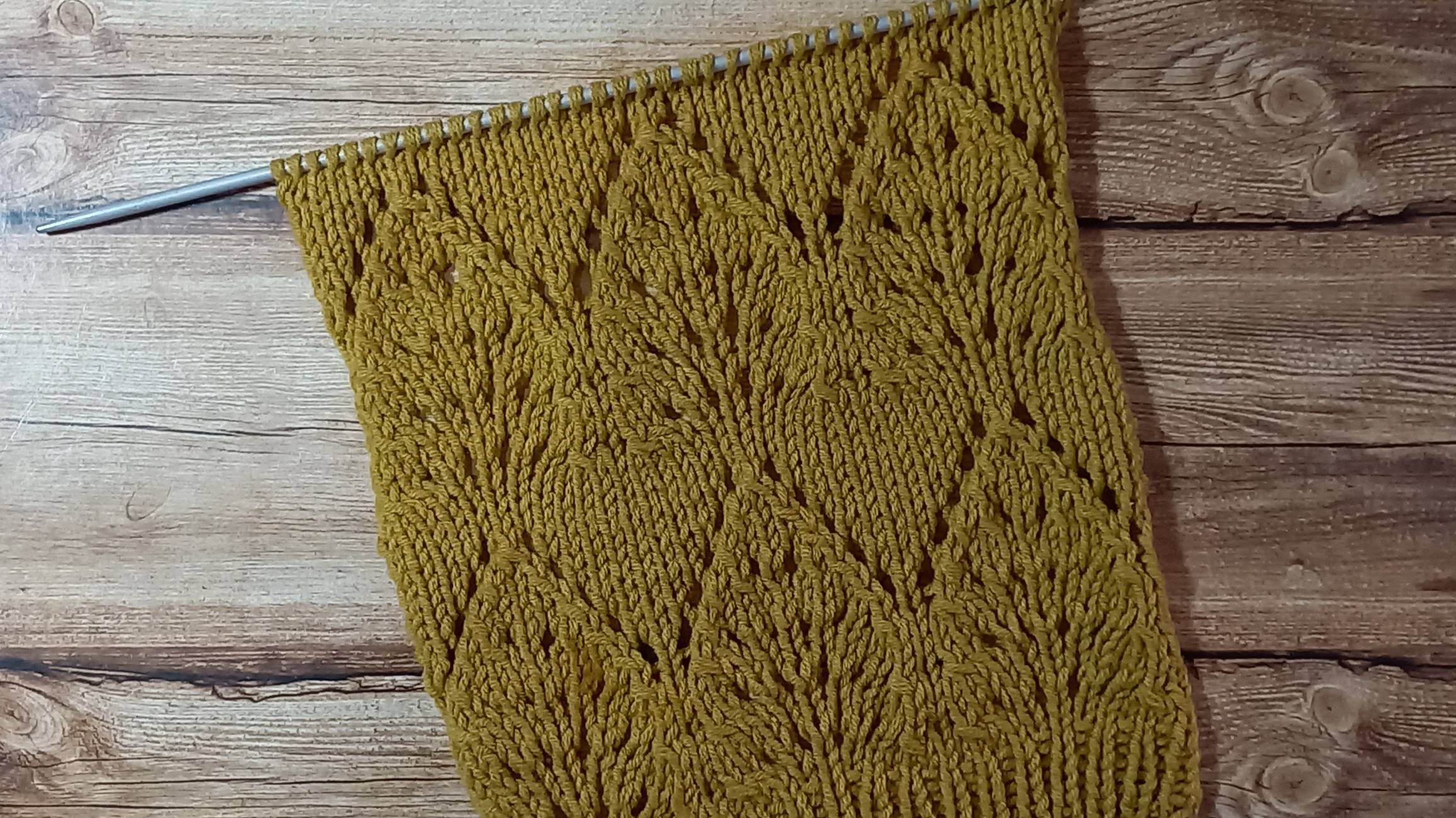 МК Узор спицами 🍁