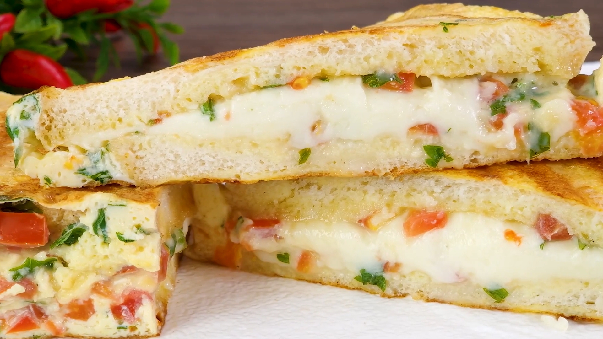 Сэндвичи на завтрак или ужин.