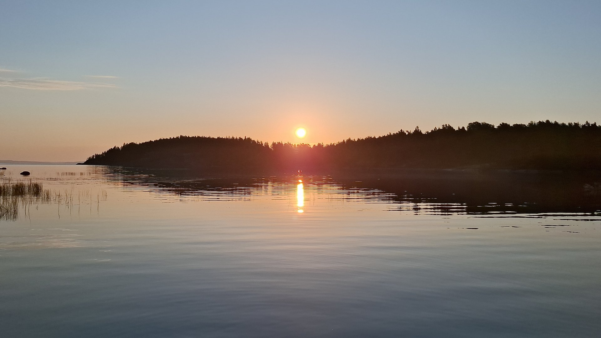 Восход Солнца. Остров Кухка. 09.08.2025