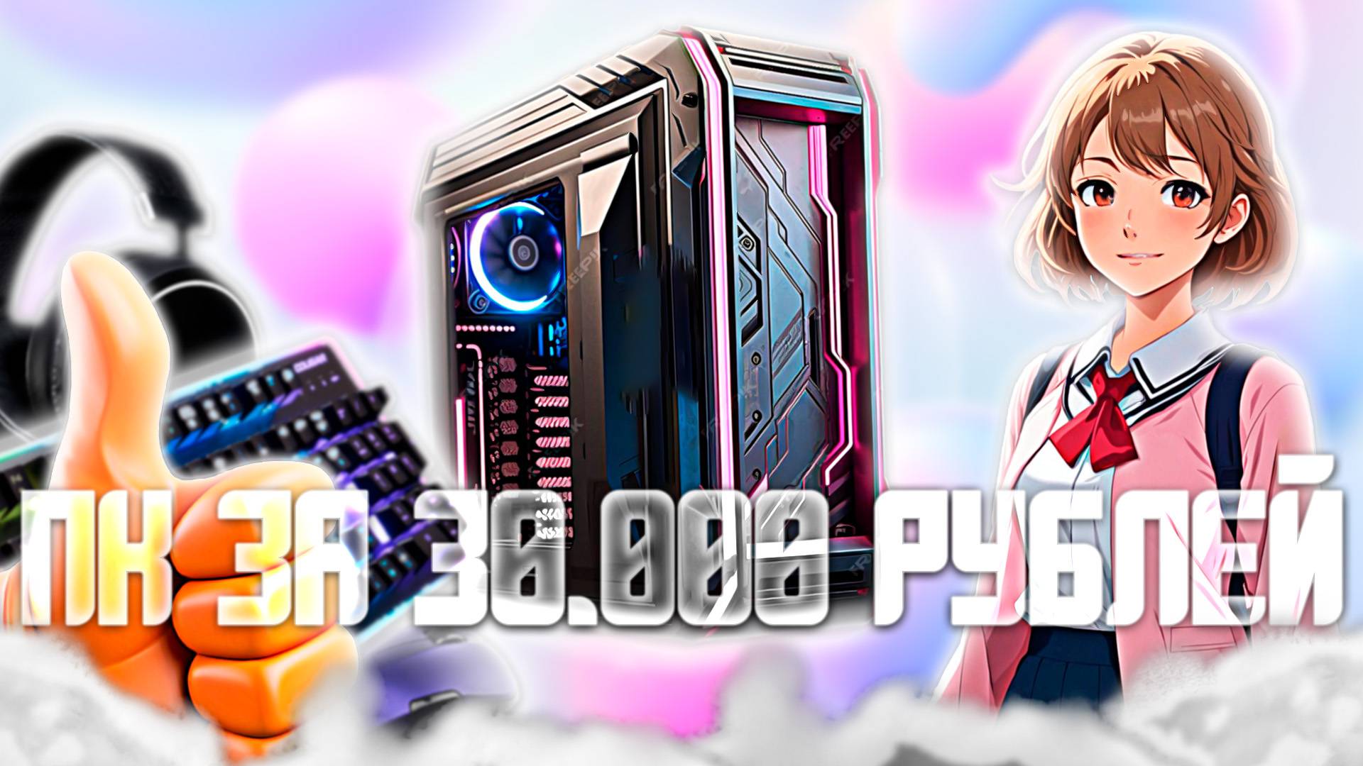 СОБРАЛ ИГРОВОЙ ПК  ЗА 30000 РУБЛЕЙ ЧТО МОЖЕТ ЭТО ЗВЕРЬ