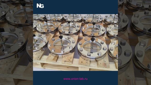 Смотровое стекло с очистителем производства Noble Glass (Индия)