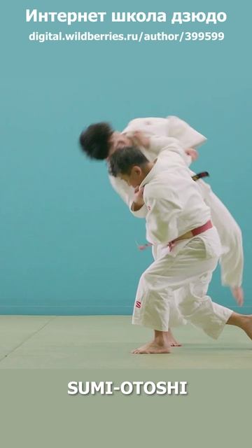 12Интернет школа дзюдо. Выведение из равновесия толчком.SUMI-OTOSHI.