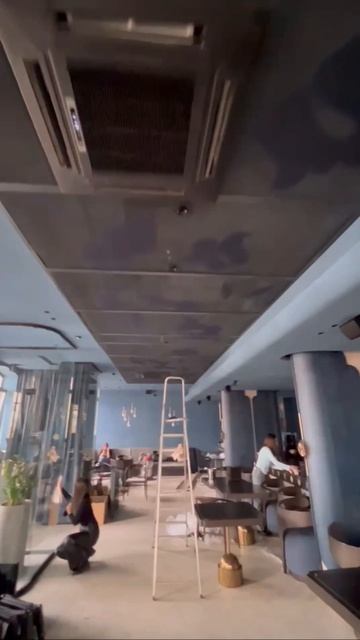 Эксклюзивный потолок из нержавеющей стали с плетением в виде орнамента