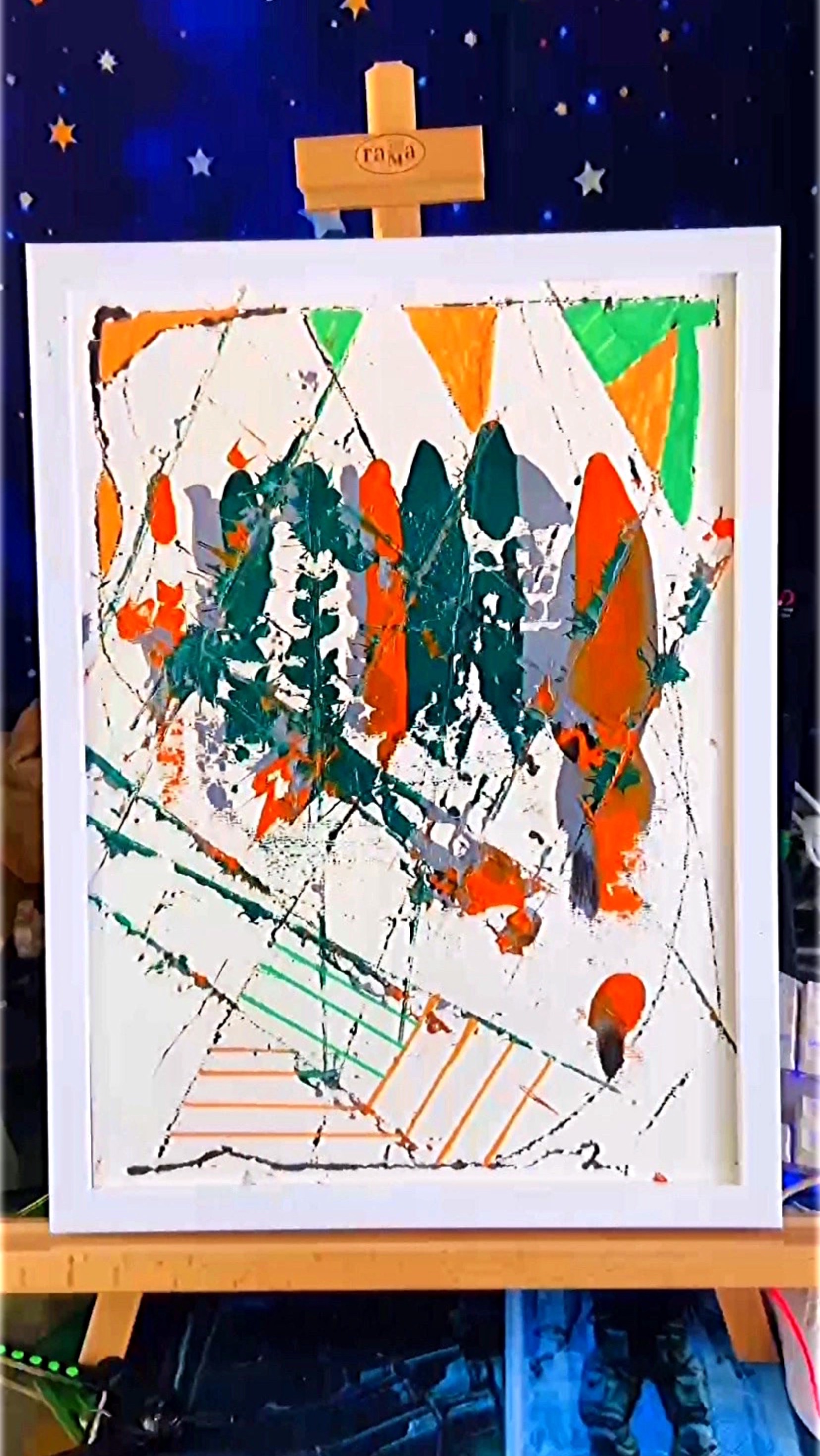 Картина из пепла «Феникс 15"