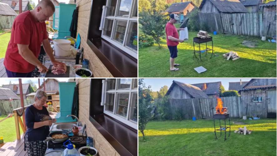 ЗАМАРИНОВАЛИ С ЮРОЙ ШАШЛЫК И ПРИЯТНЫЙ ВЕЧЕРОК НАЧИНАЕТСЯ.