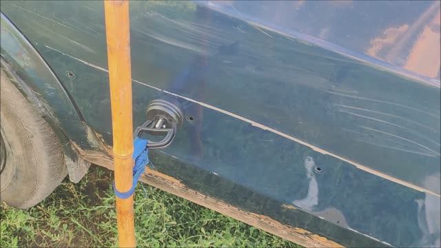 Вакуумная присоска. Ремонт двери.