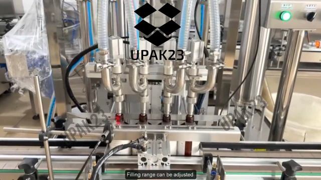 Автоматический узел розлива (напольного типа) с перемешиванием (поршневой дозатор)