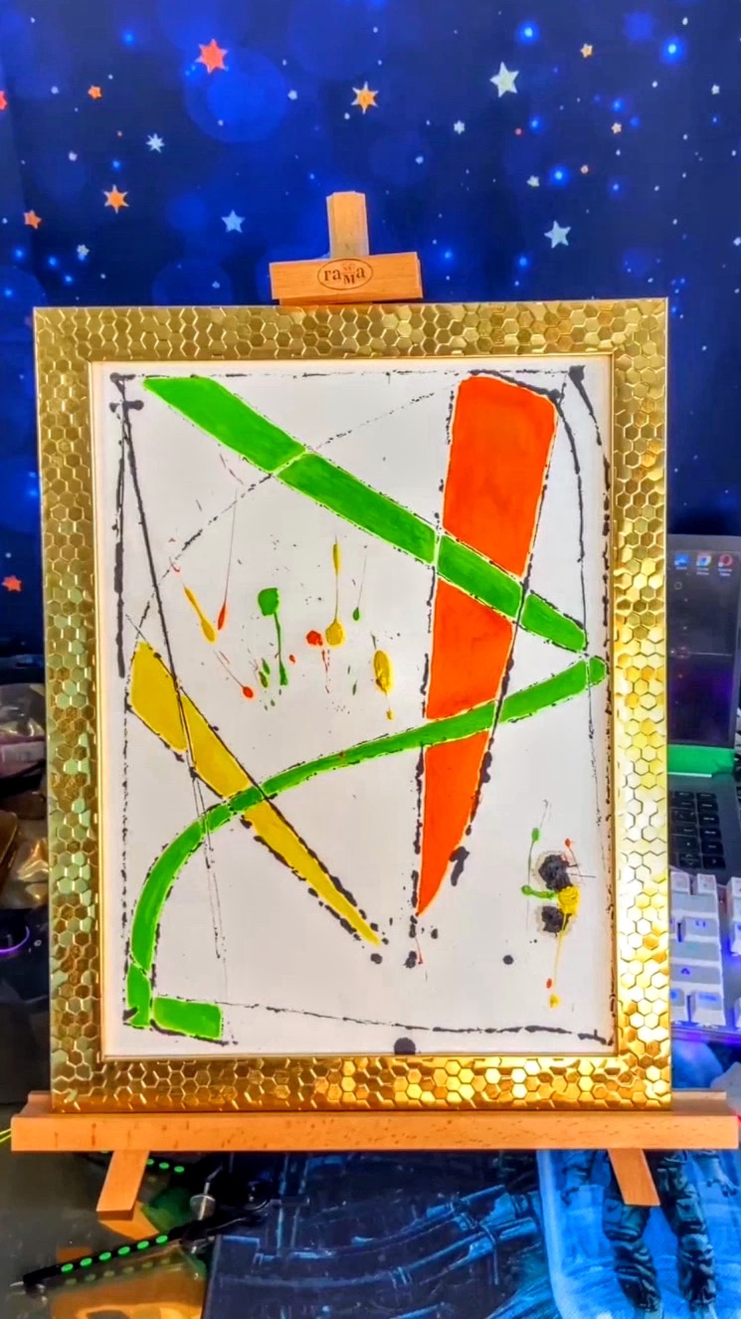 Картина из пепла «Феникс 14"