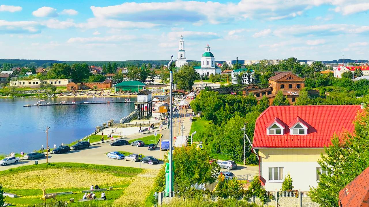 Walking in Sysert. Лестница здоровья с шикарным видом на Сысерть|4K| (August 3, 2025)