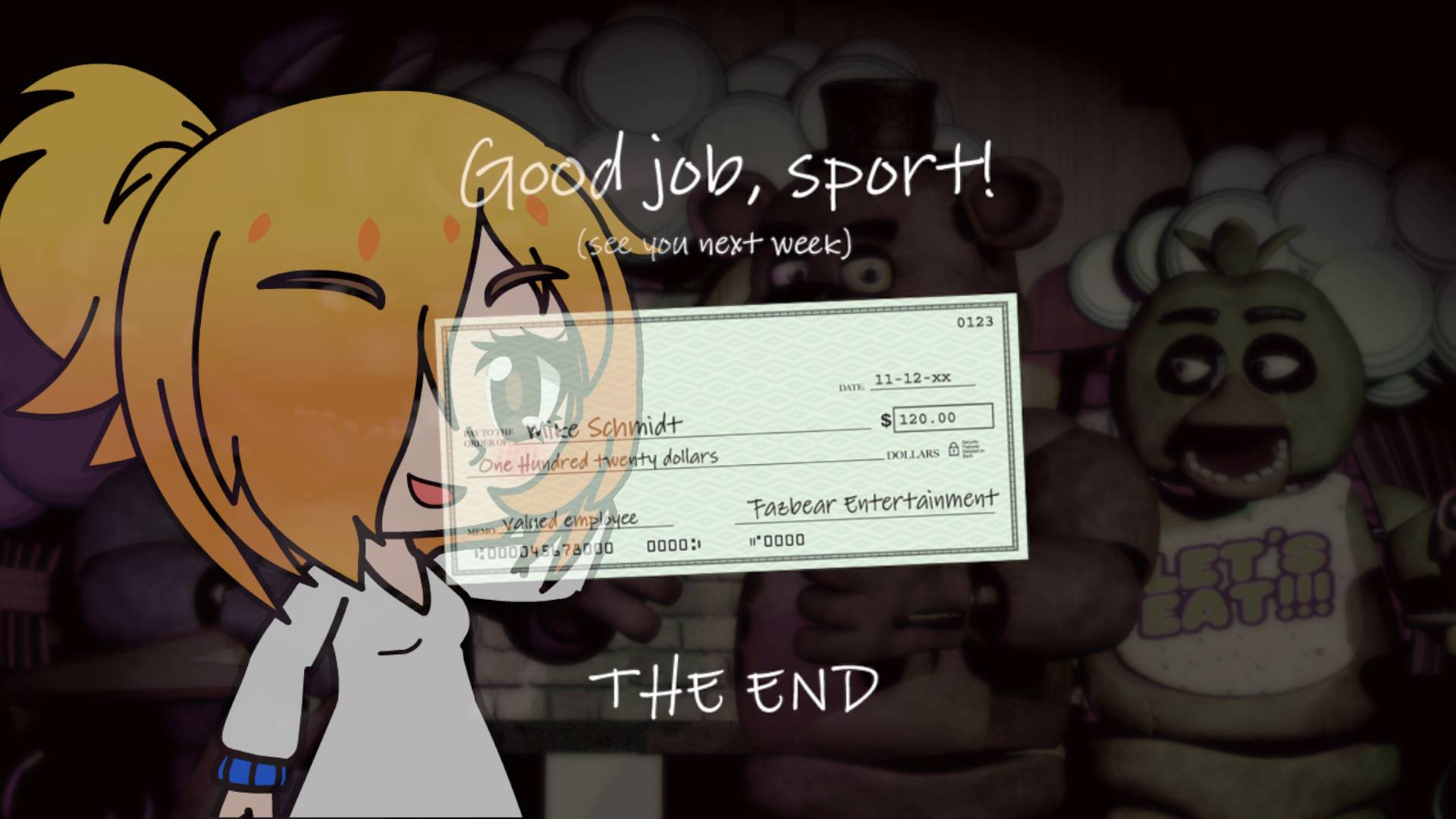 Five Nights at Freddy's - Наконец то я прошла эту игру!