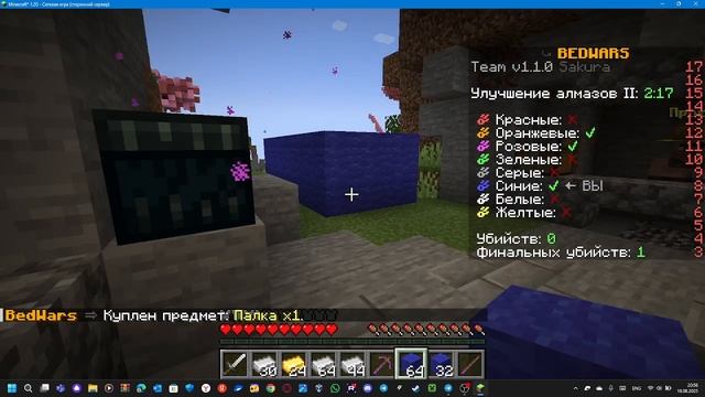 Играем с подписчиком в Майнкрафт на сервере VimeMC