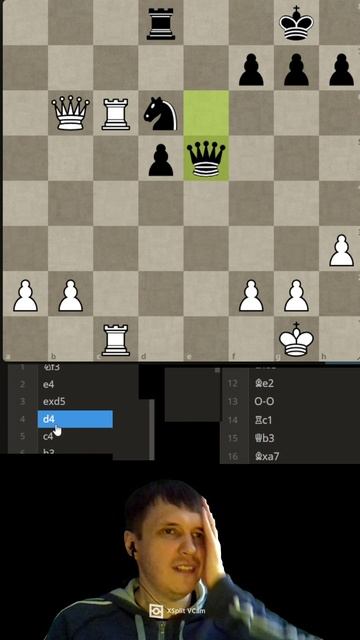 98% точность - а итог печальный! #шахматы #шахматыновичок #chess #RuTube #шахматишки