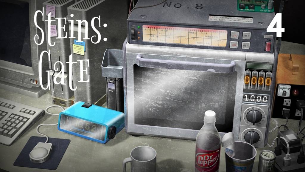 Steins;Gate #4 - Гаджеты Будущего, гельбананы и... Курису?!