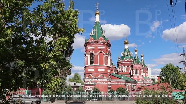 Благоустройство территорий, прилегающих к храмовым комплексам Волгограда. 15.08.2025