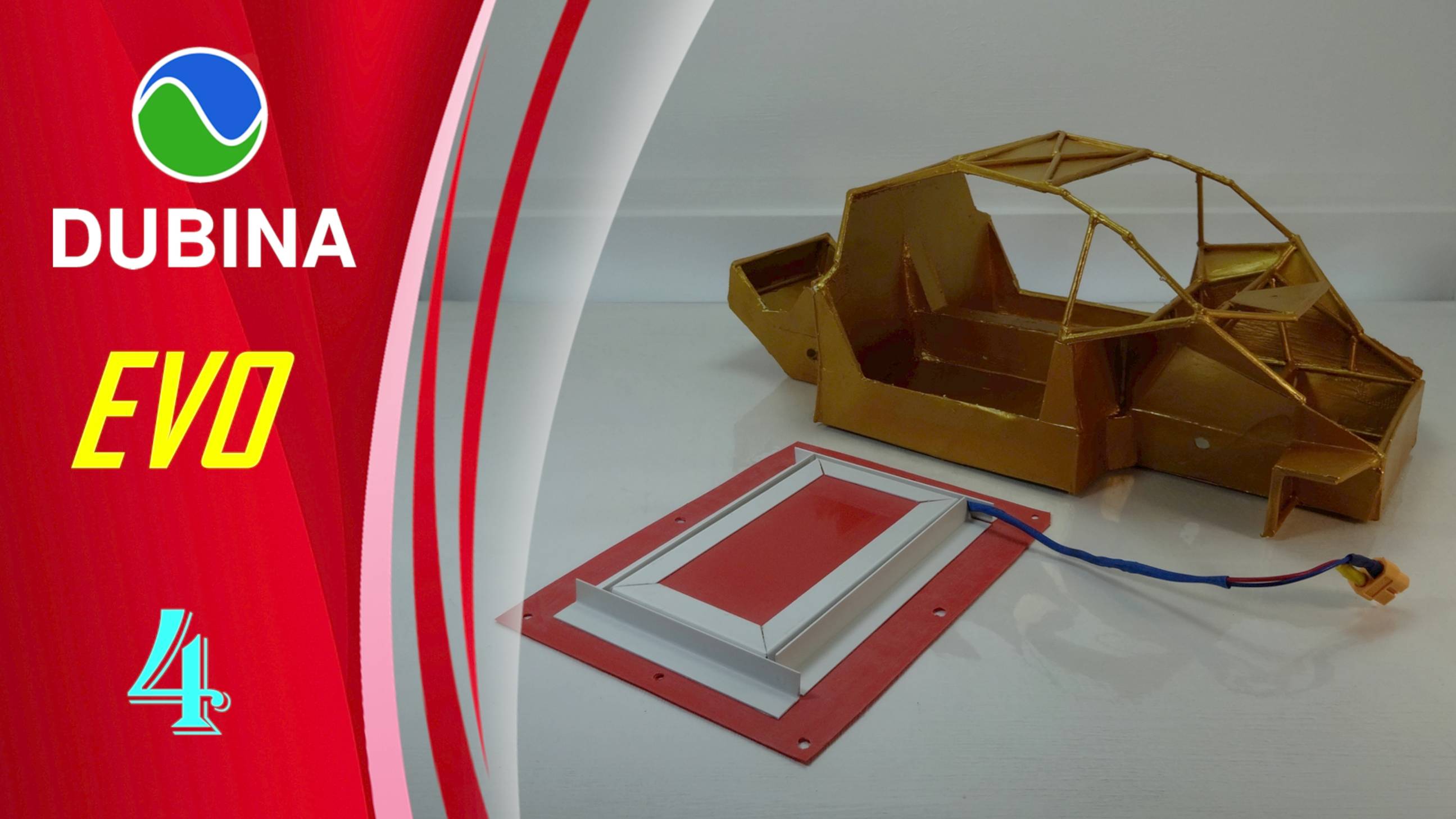 Аккумуляторная батарея робокара Dubina в масштабе 1:10