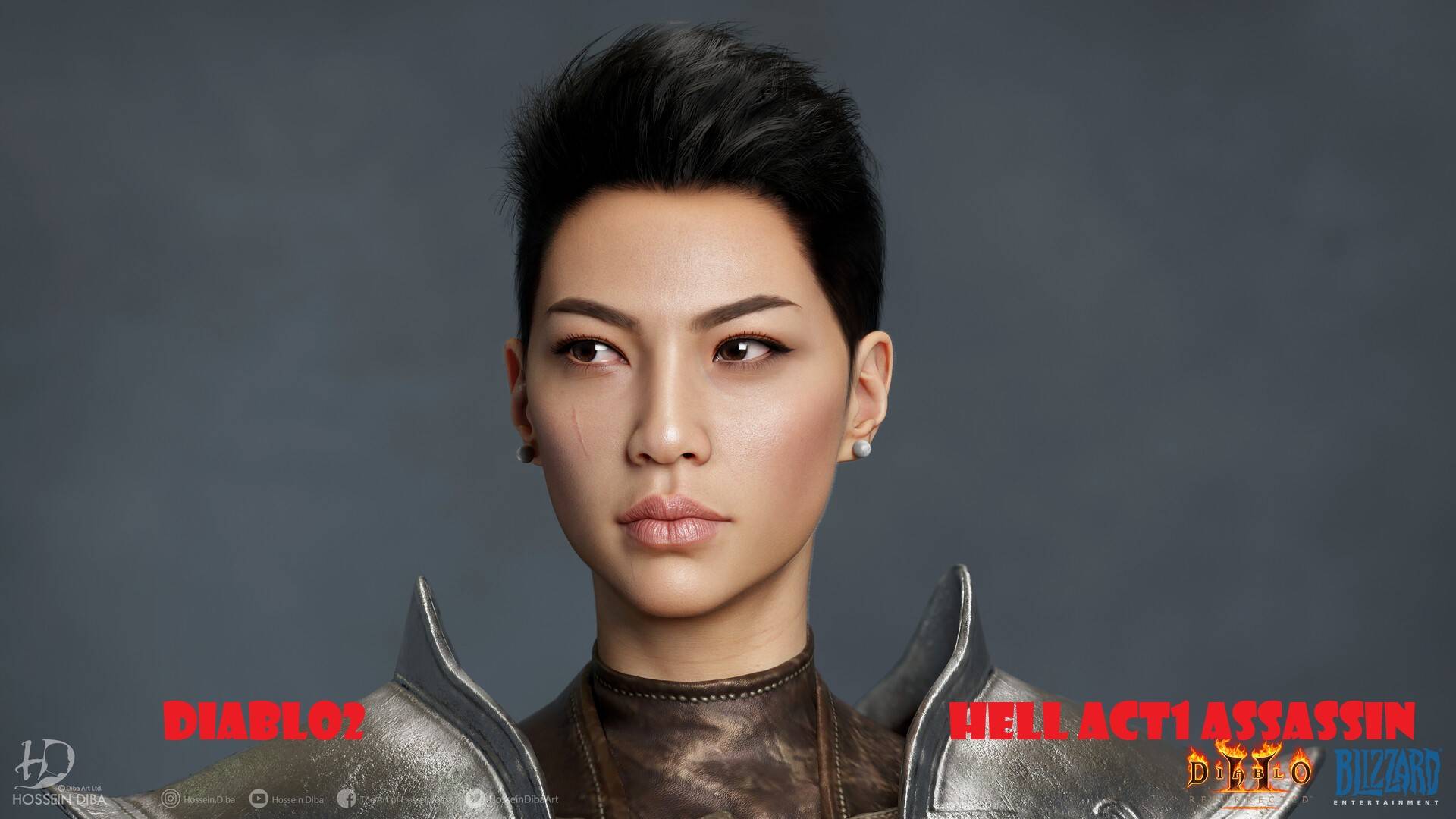 Diablo II Resurrected. Ассасин. Ад. Акт1