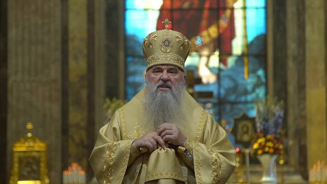 Митрополит Варсонофий совершил Божественную литургию в Исаакиевском соборе