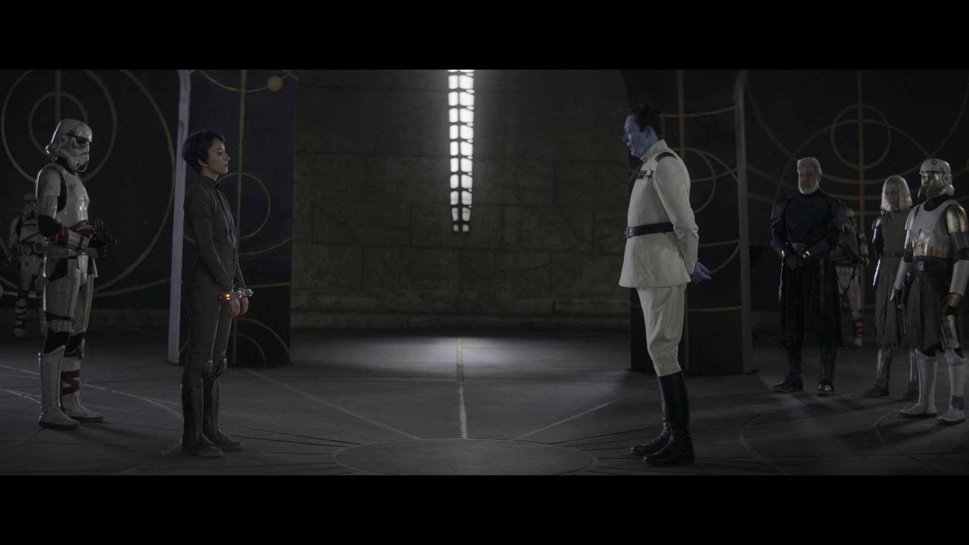 Асока 6 серия Перидия. Гранд Адмирал Траун. Траун отпускает Сабин. Сабин находит Эзру  обзор