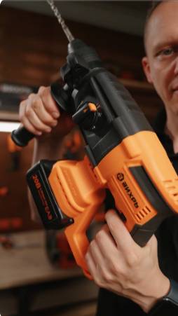 На что способен новый аккумуляторный перфоратор Вихрь АП-20Li/4?