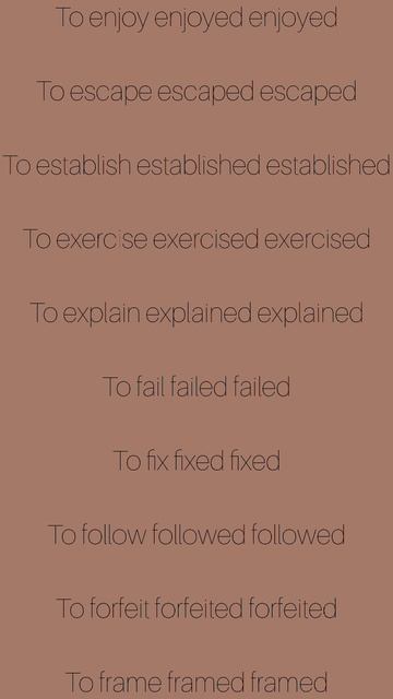 Правильные Глаголы Часть 8 Regular Verbs Part 8