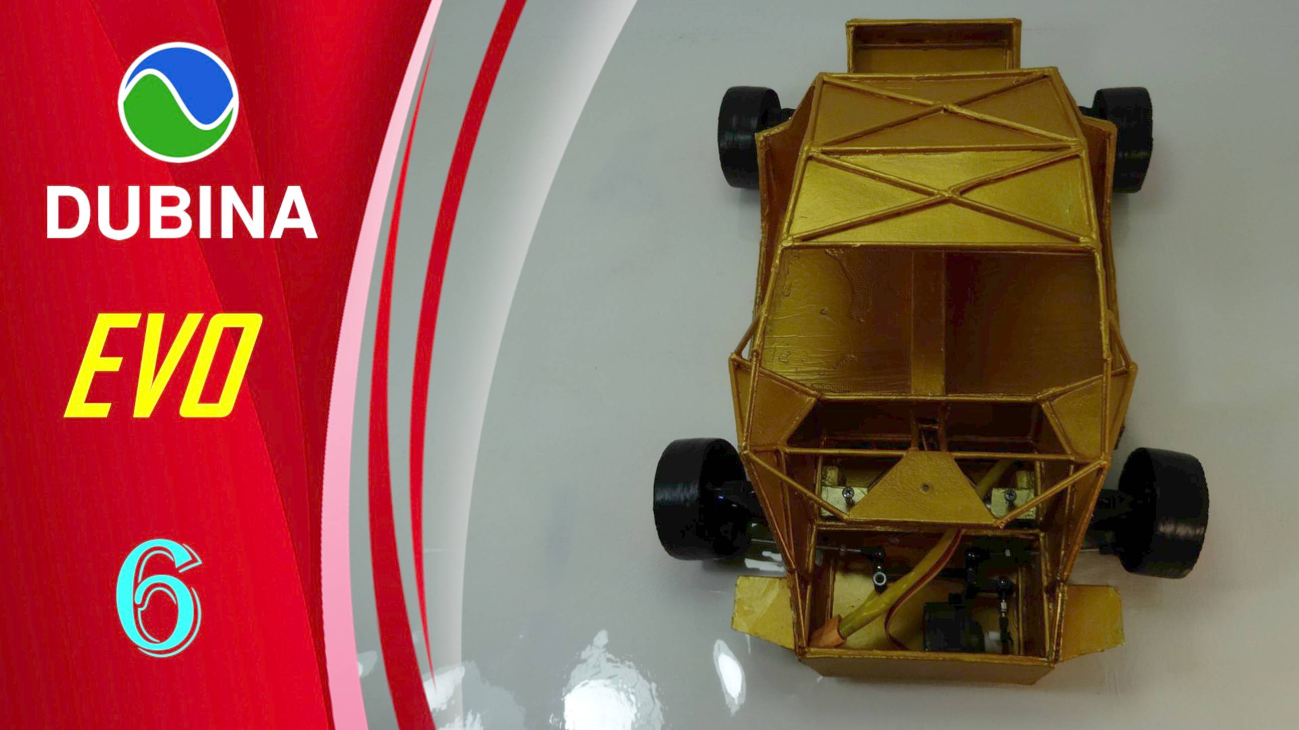 Силовая установка электрического робокара с искусственным интеллектом Dubina в масштабе 1:10