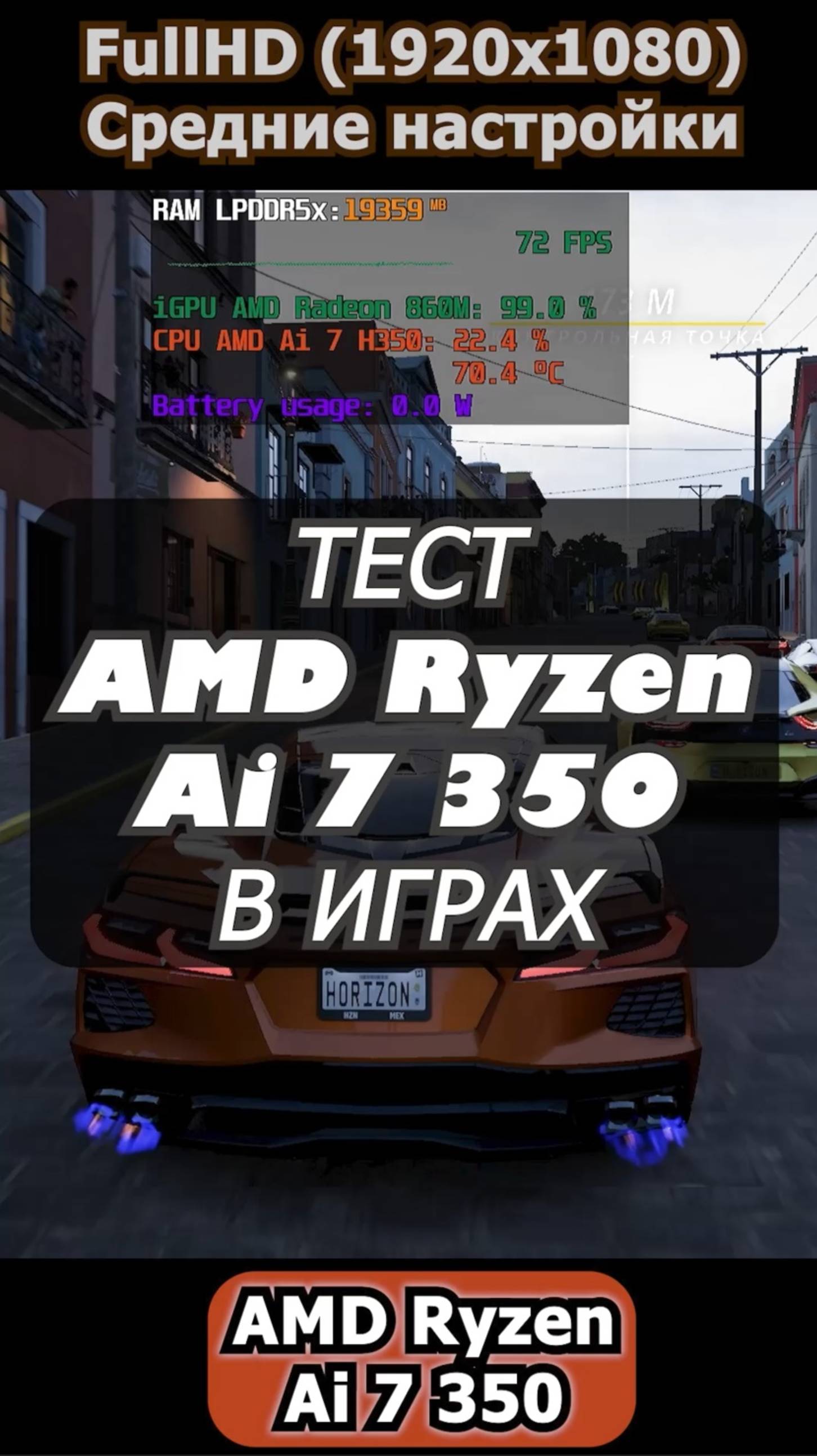 Новая встройка от AMD в играх (AMD Ryzen ai 7 H350).Тесты встроенной графики на ноутбуке Lenovo 2025