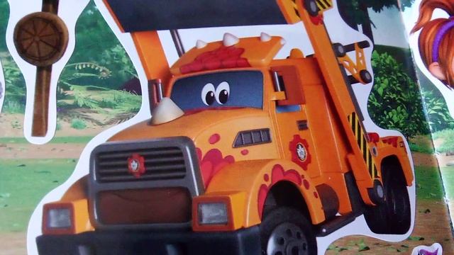 Шикарный альбом с наклейками по мультфильму Турбозавры. Очень интересный видос получился.