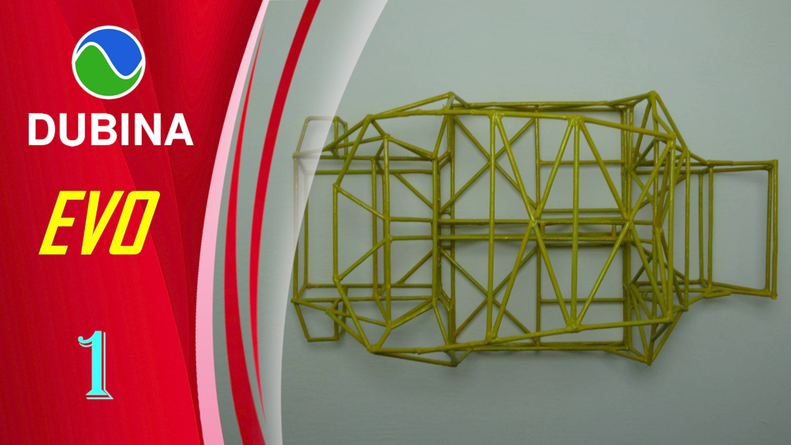 Пространственная рама робокара Dubina в масштабе 1:10