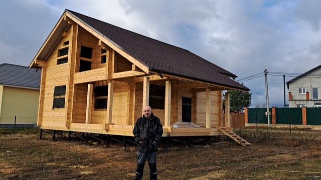 Отзыв заказчика по проекту "Серпухов" брус камерной сушки. 140х190 мм