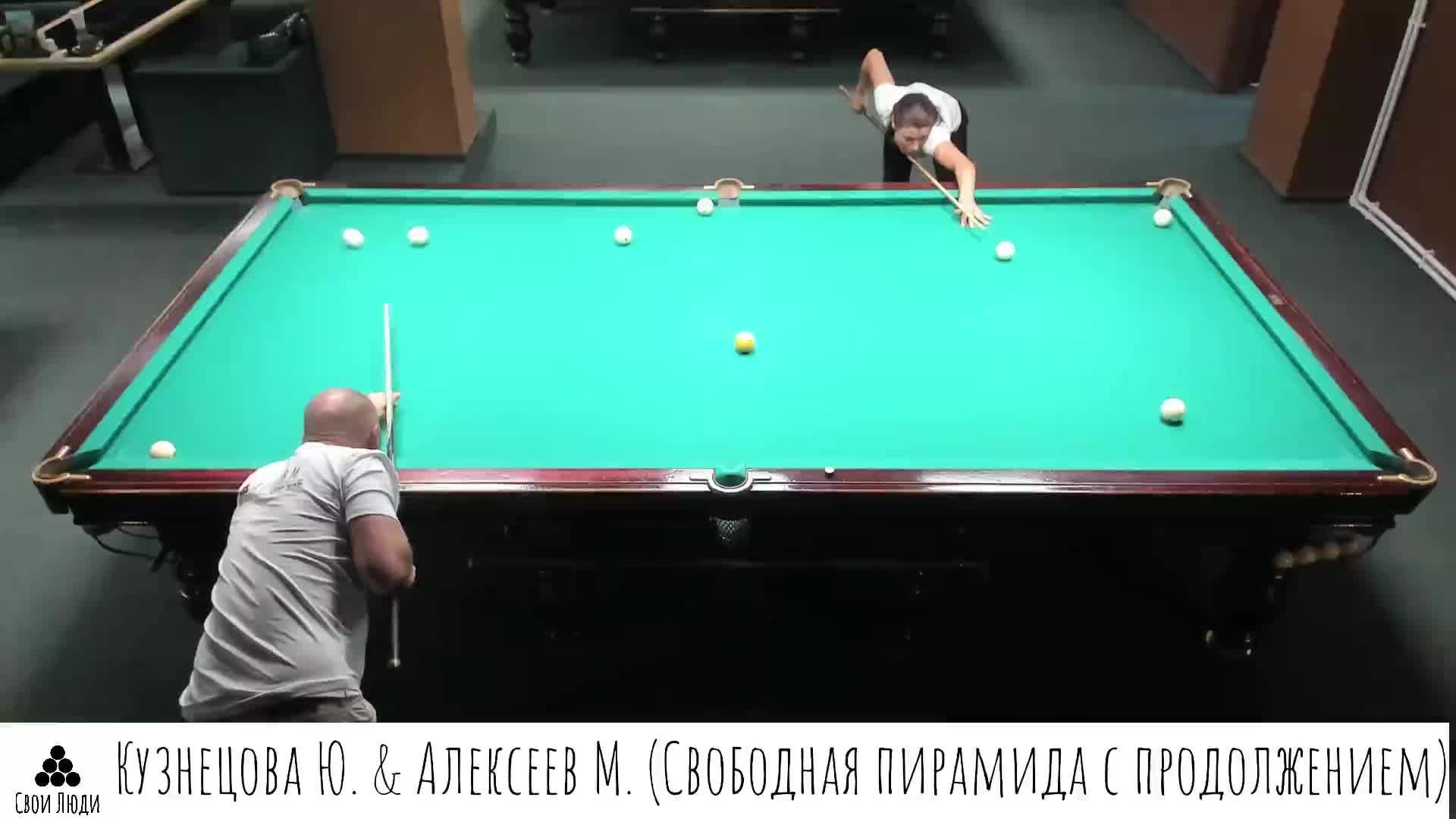 Кузнецова Юлия & Алексеев Максим (Свободная пирамида до 50 шаров)