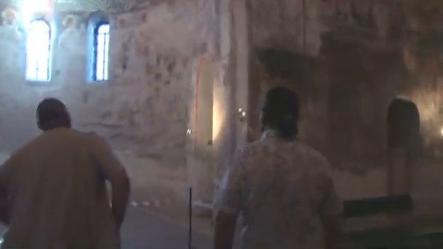 Спасенные фрески Спасо-Преображенского собора Мирожского монастыря. 1 часть