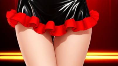 Самые красивые девушки в мини юбке