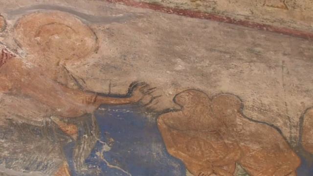 Спасенные фрески Спасо-Преображенского собора Мирожского монастыря. часть 2