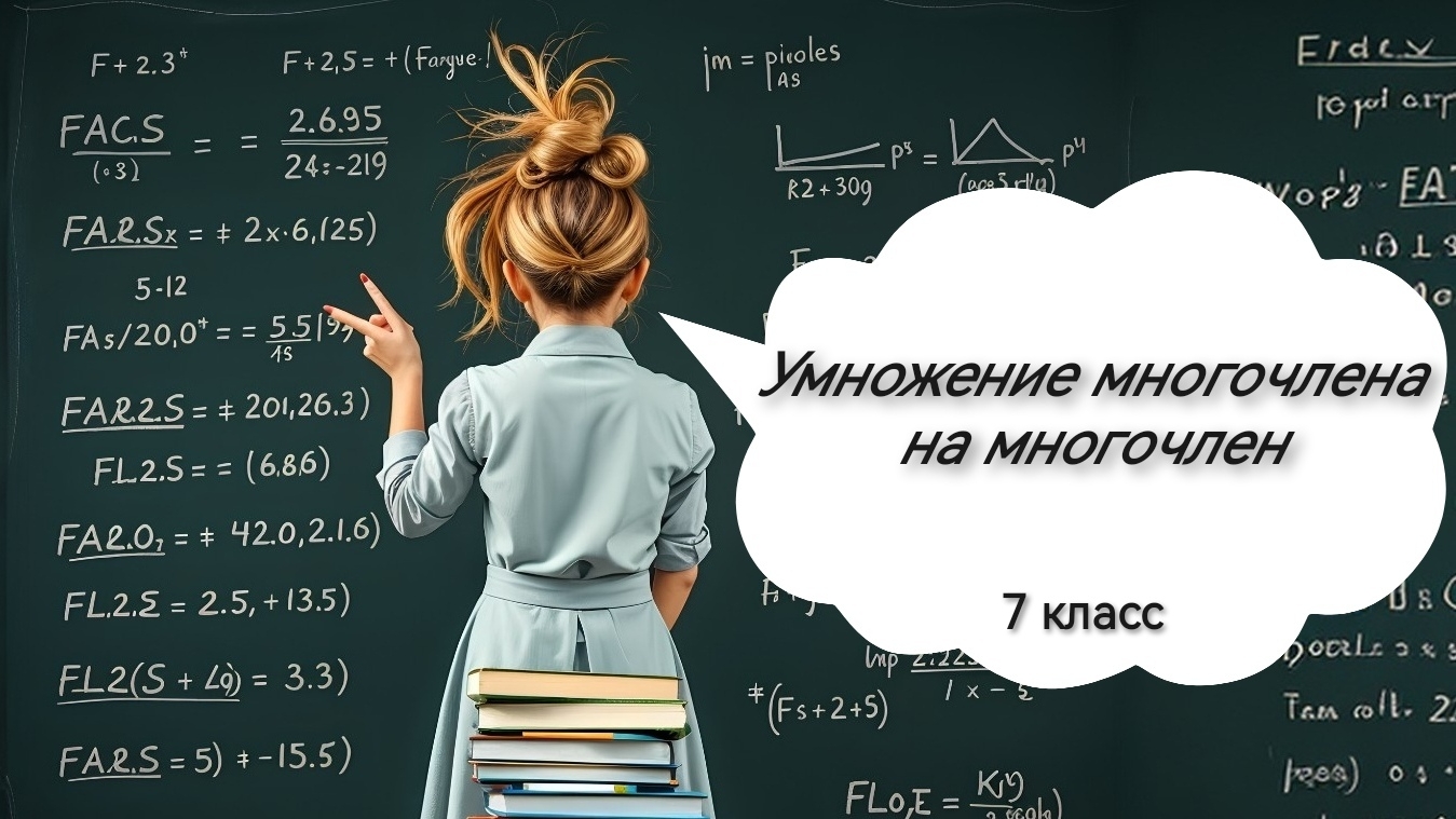 Умножение многочлена на многочлен. Алгебра. 7 класс