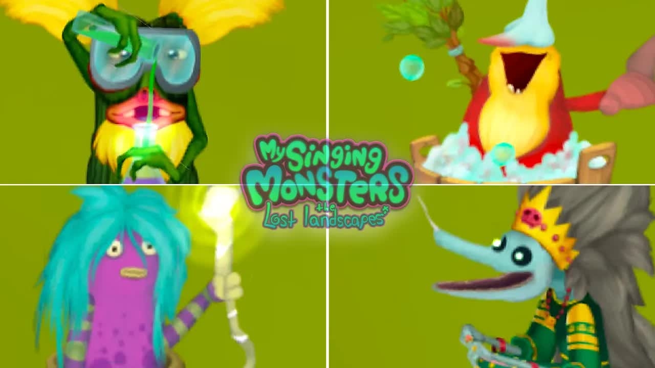 Вечнозелёное Болото - Все Монстры, Песни и Анимации (My Singing Monsters, Мои Поющие Монстры, Msm)