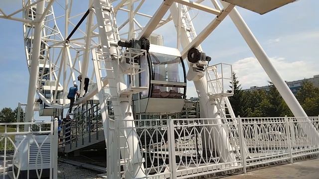 Ремонт колеса обозрения в Набережных Челнах