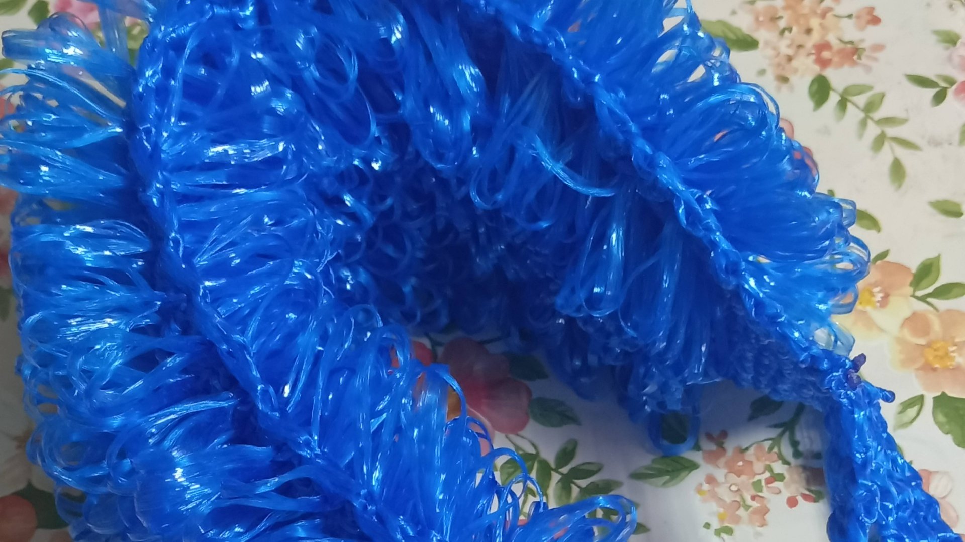 МК плоской двухсторонней мочалки крючком. Ч. 1