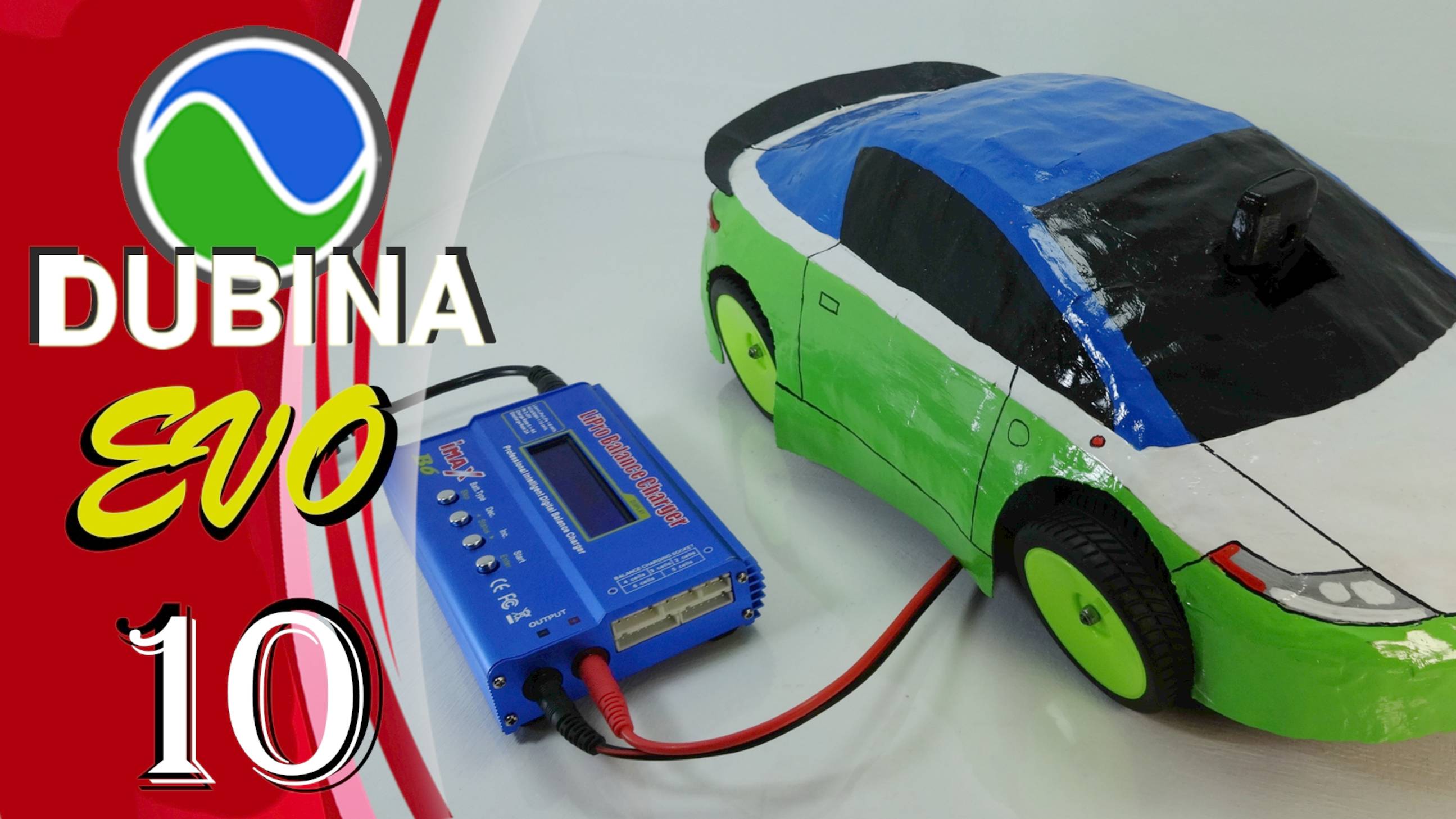 Зарядка аккумуляторной батареи электрического робокара с искусственным интеллектом Dubina