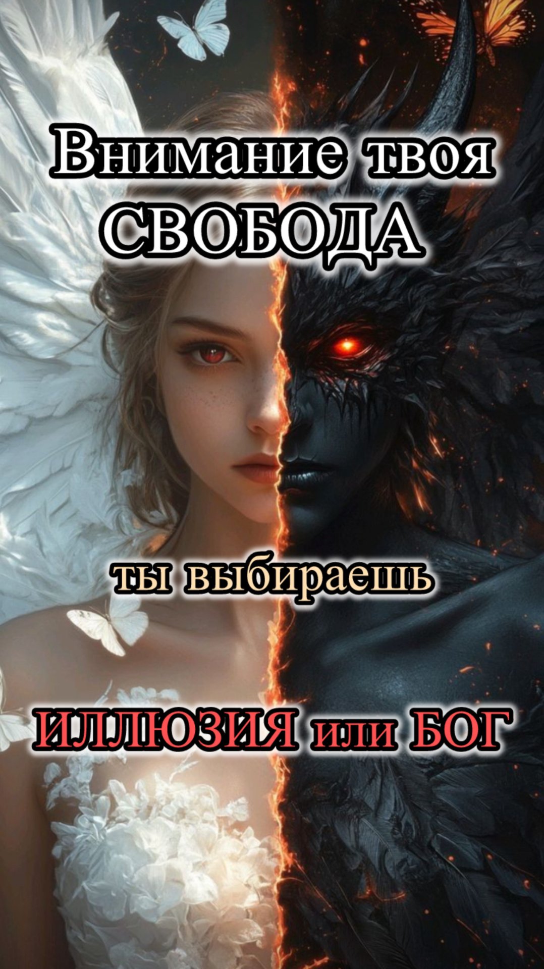 Внимание — твоя свобода. Иллюзия или Бог: ты выбираешь.