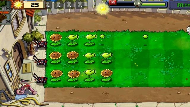 играю в зомби против растений первая часть