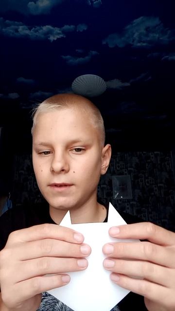 Как сделать котика из листа а4