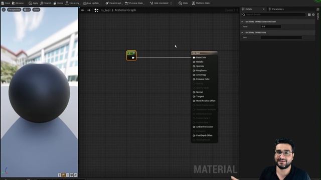 Введение в материалы Unreal engine 5 [автоперевод]
