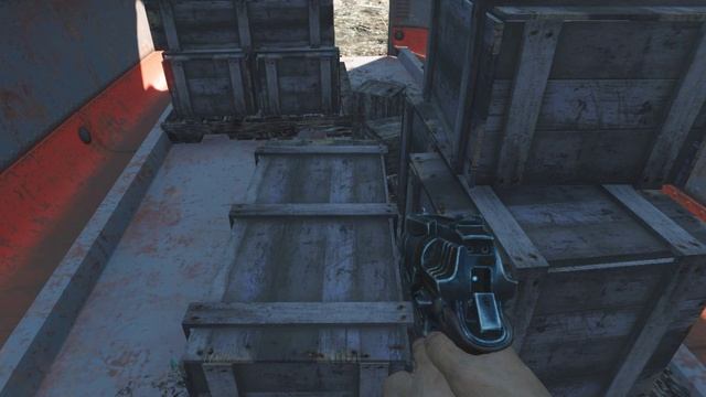 Fallout 4 изучаем территорию возле базы ну и пострелял